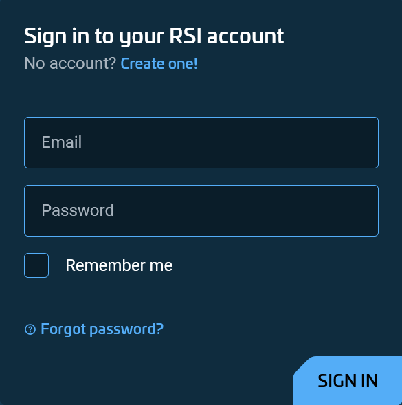 RSI Website Issue - Login Window is Blank – Roberts Space Industries ...